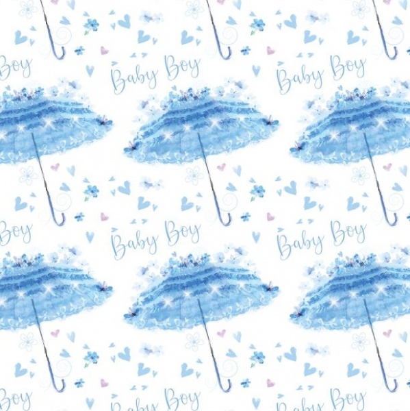Baby Boy New Baby Wrapping Paper Gift Wrap Sheet | Simon Elvin