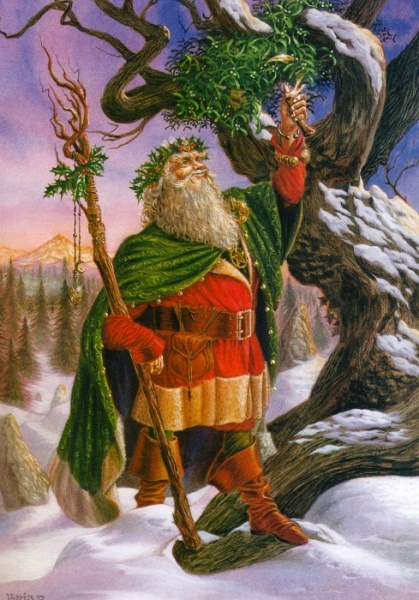 Festive Druid Christmas Card | Briar