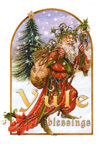 Festive Druid Christmas Card | Briar