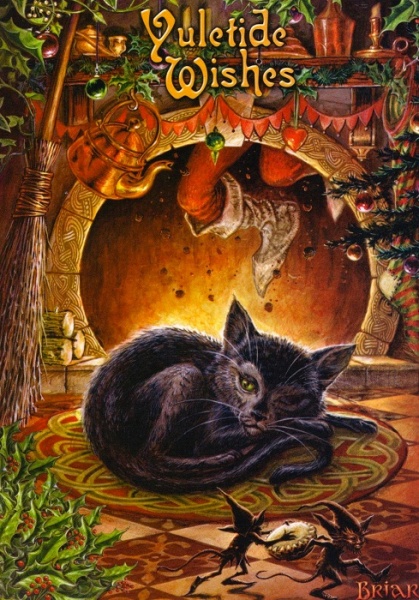 Festive Druid Christmas Card | Briar