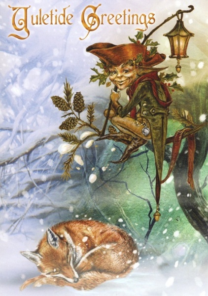 Festive Druid Christmas Card | Briar