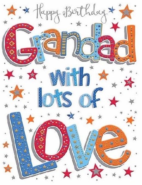 Happy Birthday Grandad Birthday Card