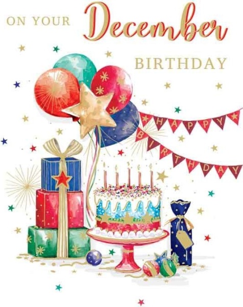 On Your December Birthday | Birthday Card