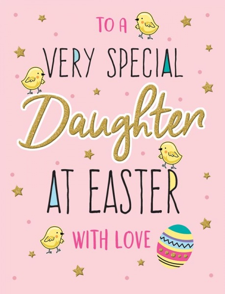 White Rabbit Daughter Easter Card | Simon Elvin