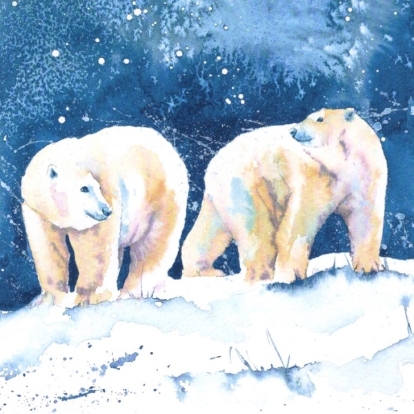 Penguins & Polar Bears Christmas Cards | Pack of 10 | Rachel Toll