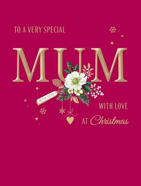 Snowflakes Mum Christmas Card | Regal Publishing