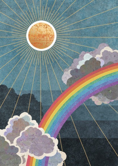 Blown On The Wind Greeting Card | Manda Beeching