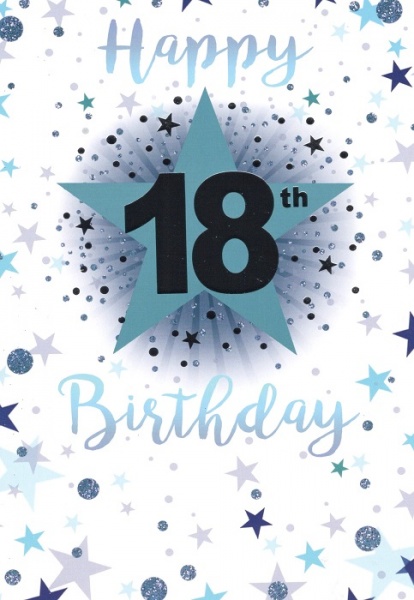 Gifts Male 18th Birthday Card | Kingfisher Cards