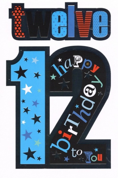 Lizards Boy 12th Birthday Card | Kingfisher Cards