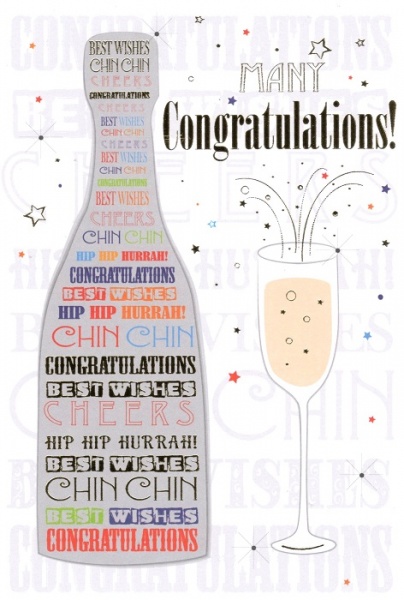 Massive Congratulations | Congratulations Card | Simon Elvin