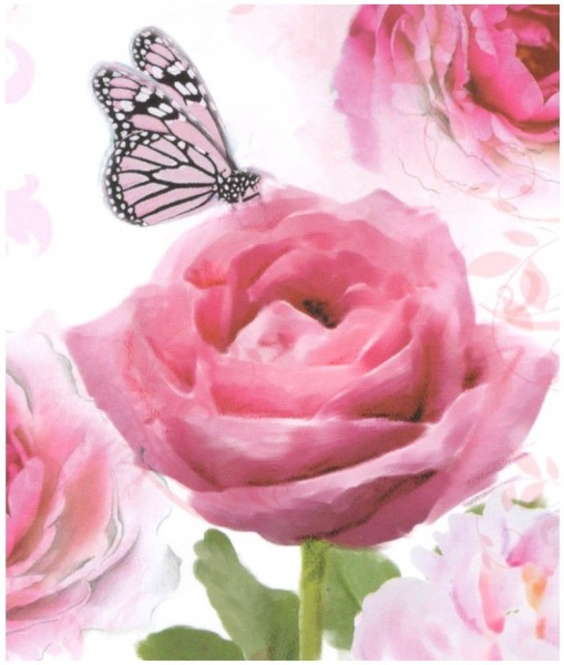 Pink Roses | Female Wrapping Paper Gift Wrap Sheet | Simon Elvin