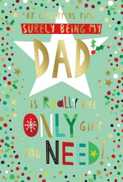 Fantastic Dad Christmas Card | Regal Handmade