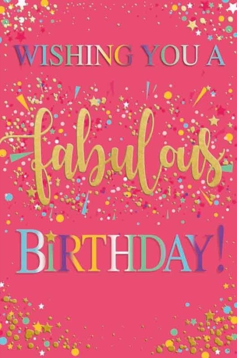 Fabulous Female Birthday Card
