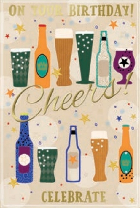 Birthday Cheers | Male Birthday Card