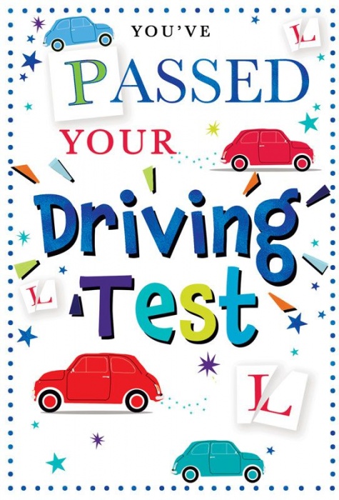 You've Passed Your Driving Test Congratulations Card