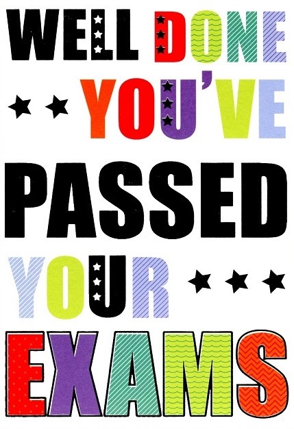 Passed Your Exams Well Done Congratulations Card