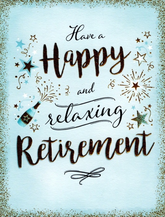 Happy & Relaxing Retirement Card | Goldmark