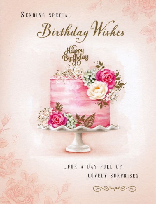Cake Female Birthday Card | Goldmark