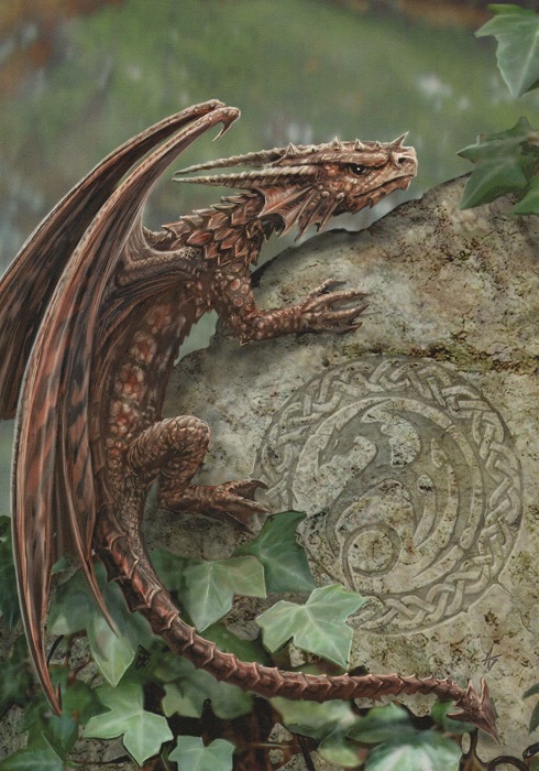 Spiny Woodland Hopper Greeting Card | Anne Stokes