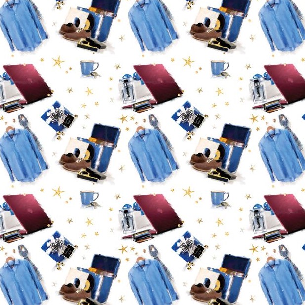 Male Attire | Male Wrapping Paper Gift Wrap Sheet