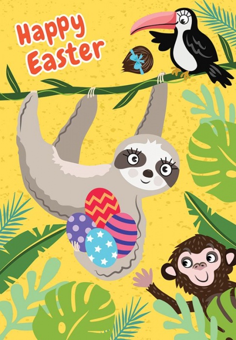 Sloth Easter Card | Regal Publishing