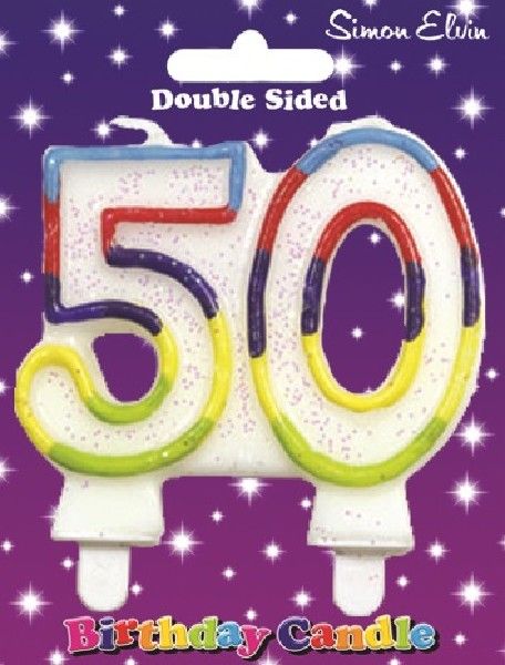 Age 50 Birthday Candle | Simon Elvin