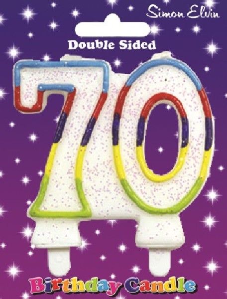 Age 70 Birthday Candle | Simon Elvin