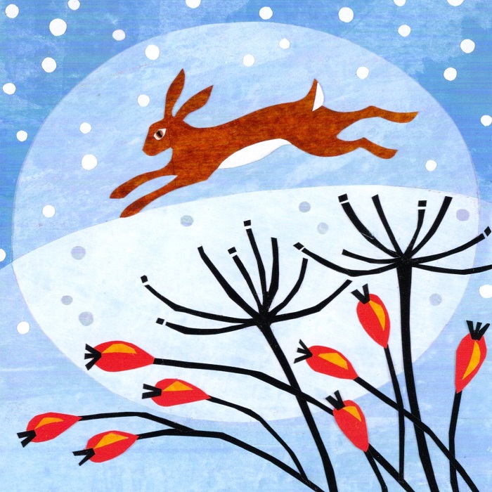 Winter Hare & Winter Fox Christmas Cards | Pack of 10 | Manda Beeching