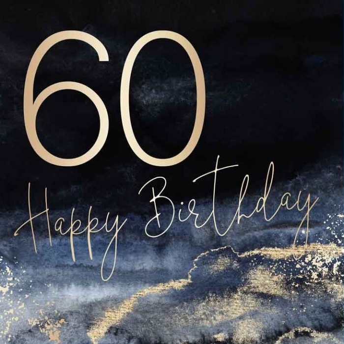 Happy Birthday Male 60th Birthday Card