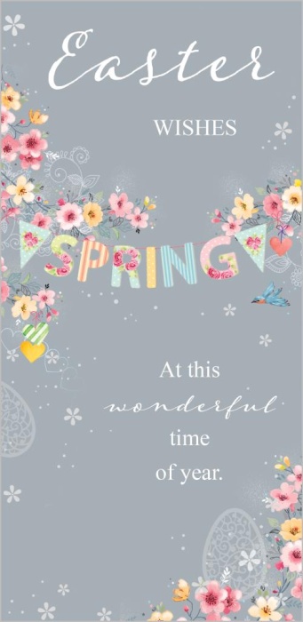 Spring Flowers Easter Cards | Pack of 8