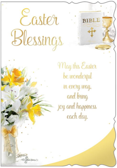 Easter Blessings Church Easter Card
