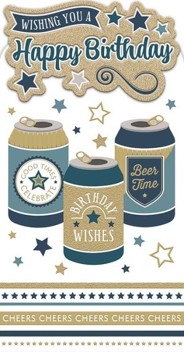Birthday Beers Male Birthday Card | Prelude