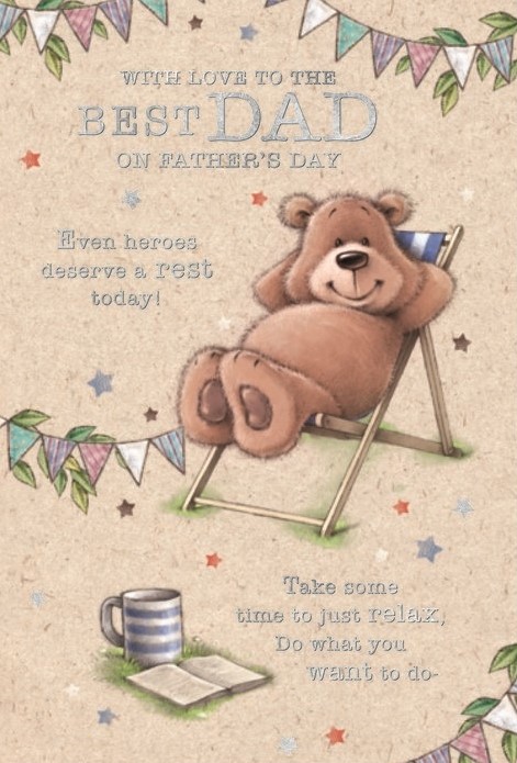Time To Relax Dad Father's Day Card | Simon Elvin