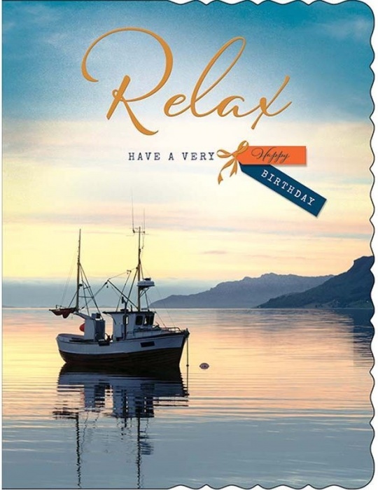 Boat Male Birthday Card