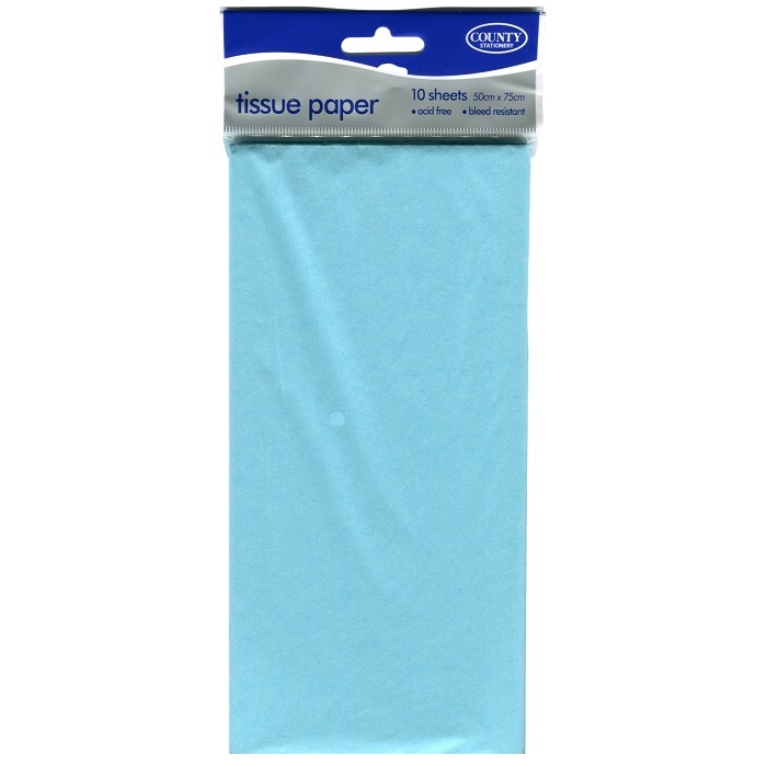 Light Blue Tissue Paper | Pack of 10 Sheets