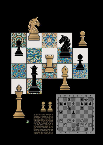 Chess Greeting Card | Bug Art