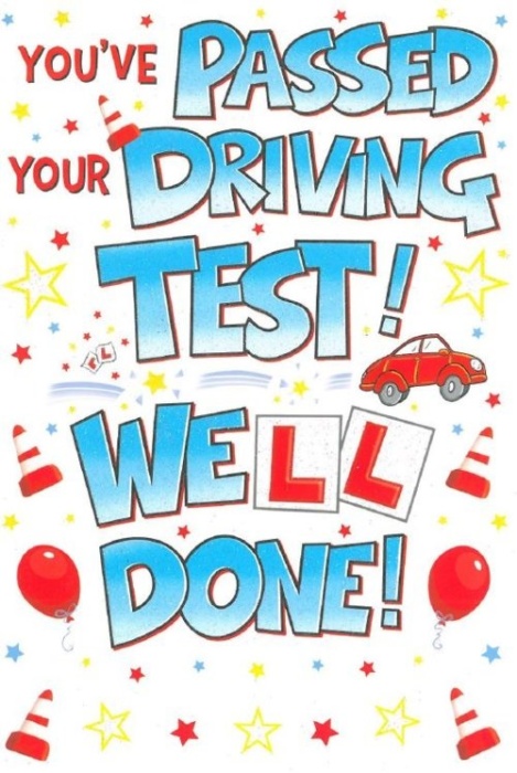 Congratulations On Your Test Passing Your Driving Test Gift Box