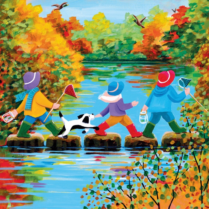 Stepping Out Greeting Card | Nikky Corker