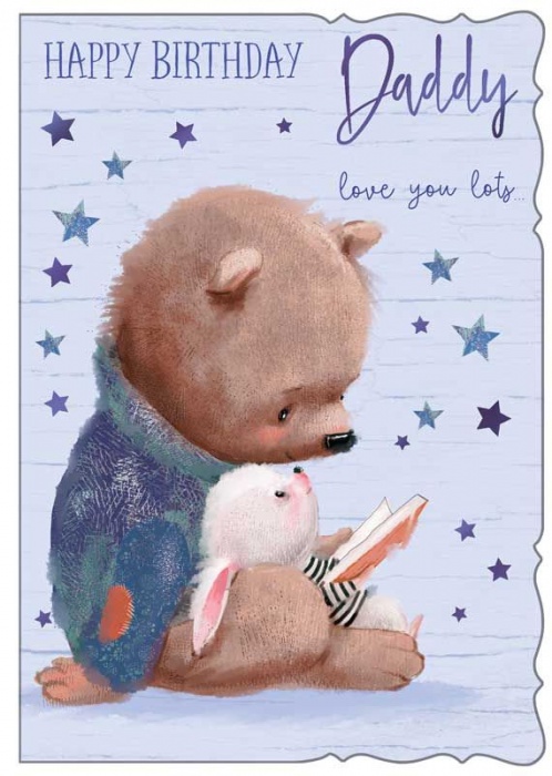 Daddy Bear Daddy Birthday Card