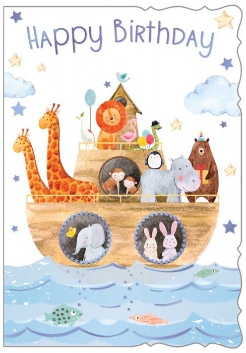 Ark Kids Birthday Card
