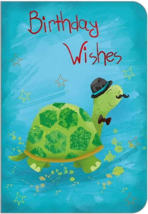 Tortoise Childrens Birthday Card