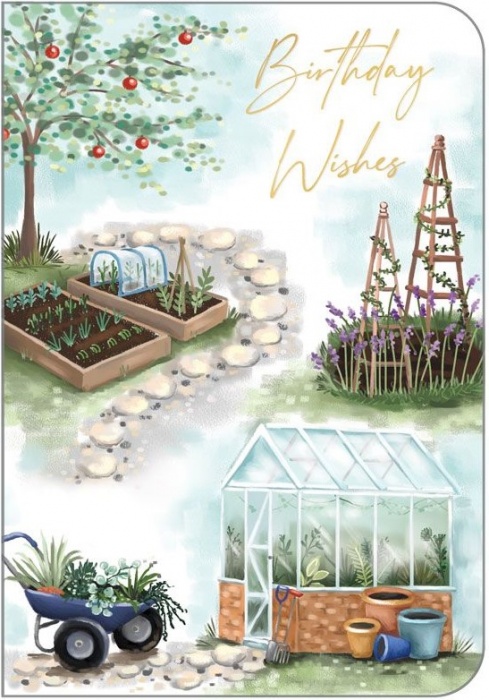 Gardening Male Birthday Card
