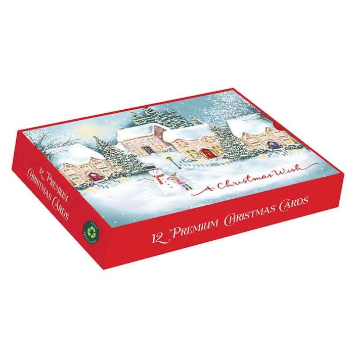 Frosty The Snowman Christmas Cards | Pack of 12 | Mistletoe Press