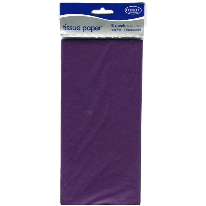 Purple Tissue Paper | Pack of 10 Sheets