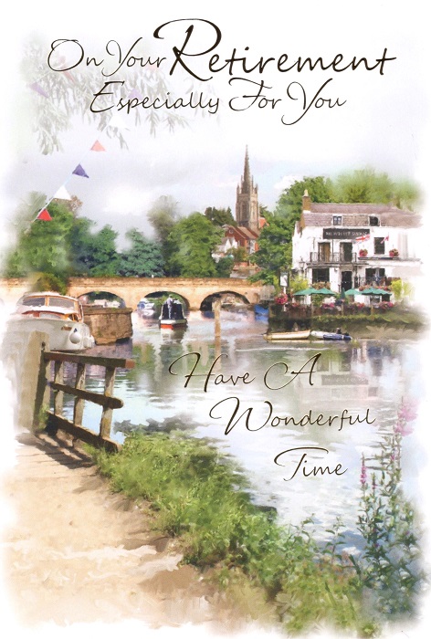 Riverside Pub Retirement Card | Simon Elvin
