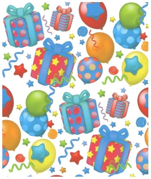 Presents | Kids Wrapping Paper Gift Wrap Sheet | Simon Elvin