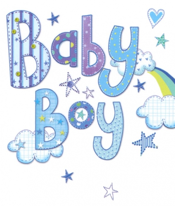 Baby Boy New Baby Wrapping Paper Gift Wrap Sheet | Simon Elvin