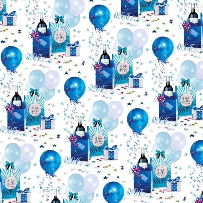 A Gift For You | Male Wrapping Paper Gift Wrap Sheet | Simon Elvin