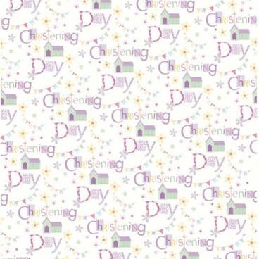 Church Christening Wrapping Paper Gift Wrap Sheet | Simon Elvin