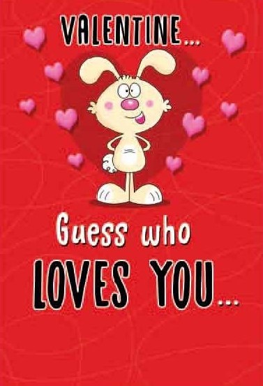 Guess Who Loves You Valentine's Day Card | Simon Elvin
